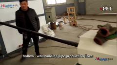 水用HDPEホールウォール巻き管の排出ライン