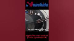 Automatic Planetary Pipe Cutting Machine for Pre-Insulated Plastic PE Jacket Pipe