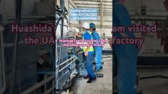 Huashida technical team visited the UAE to provide on-site installation guidance #huashida #pipeline