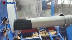 연간 30세트 생산 능력의 3LPE 코팅 파이프 생산 라인, 강관용 유도 가열 및 높은 기계적 강도