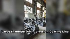 3PE Pipe Coating Line , Large Diameter Steel Pipe Anti-Corrosion Production System
