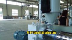 PE PP Sheet Board Extrusion Line Featuring Stable Extrusion Process and Cooling System
