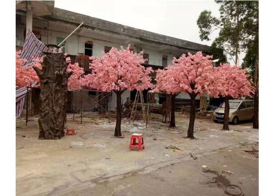 China 1m Kunstmatig Cherry Blossom Tree Fiberglass Wood Materiaal Te koop