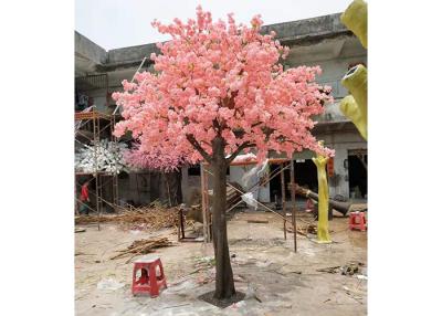 China 1m Kunstmatig Cherry Blossom Tree Fiberglass Wood Materiaal Te koop