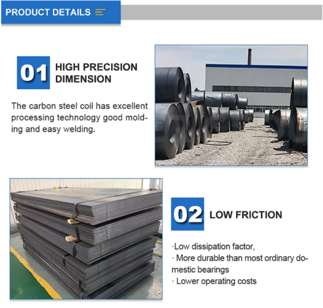 Hot Rolled Carbon Steel Coils for Building Materials with Slit Edge and Stock Available in Various Thickness