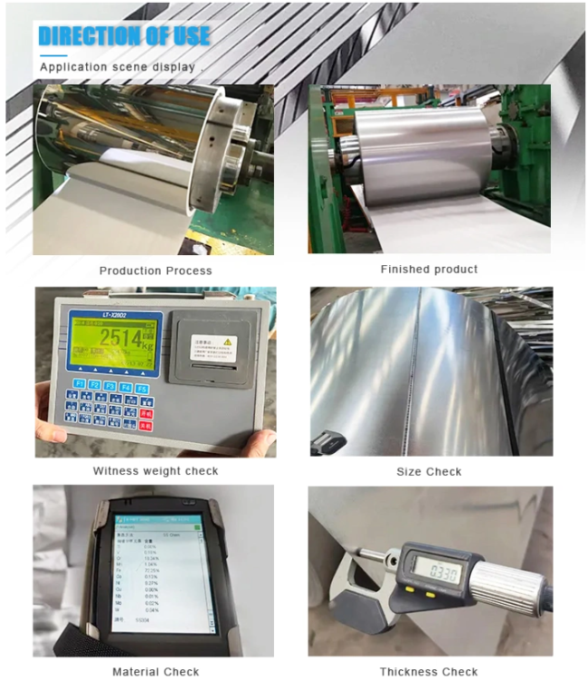 One Coil Weight of 5-8 TONS 316L Stainless Steel Coil for Optimal Performance 2