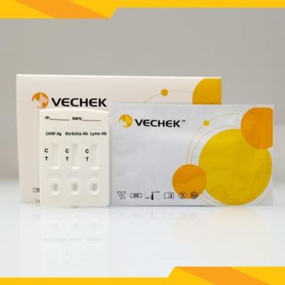 Cina CHW Antigen / Ehrlichia / Lyme IgG/IgM Antibody Combo Rapid Test in vendita