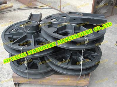 China HITACHI SUMITOMO Crawler Crane SCX550E Front Idler Assy for sale