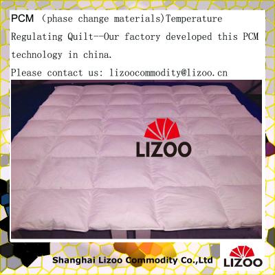 China Chinese developed thermo  cotton with PCM coating  quilt  26 to  30 centigrade for sale