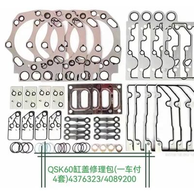 China Liebherr Excavator Gasket Kit for Cummins QSK60 Engine Overhaul 4376323 4089874 4089202 4089200 Generator Set for sale