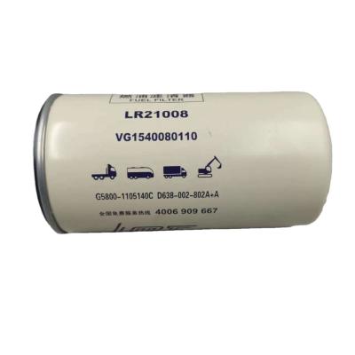 Cina 65.12503-5033A VG1540080110 G5800-1105140C D638-002-802A A SDEC DOOSAN SINOTRUK HOWO HONGYAN YUCHAI Filtro di olio per motore bianco in vendita