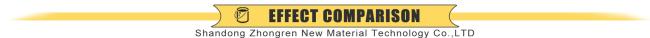Thermoplastic paint application process demonstration