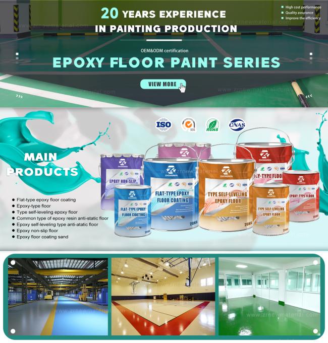 Epoxy floor coating application