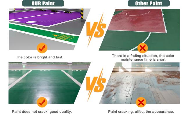 Epoxy floor coating finished surface