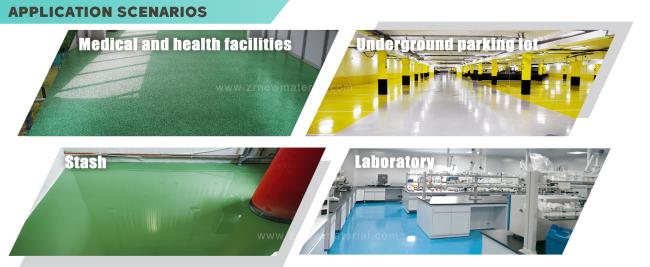 Epoxy floor coating sample 3