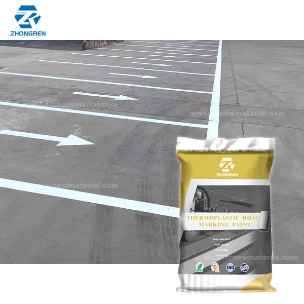 Quality C5 Resin Thermoplastic Road Marking Paint Fading Resistance Road Line Painting for sale