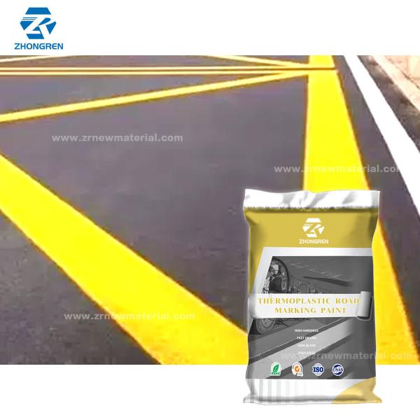 Quality C5 Resin Thermoplastic Road Marking Paint Fading Resistance Road Line Painting for sale