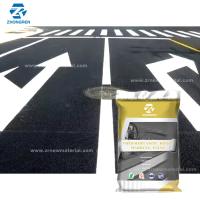 China Thermoplastic Reflective Road Marking Paint with 30% Glass Beads, 180-220°C Heating Temperature, White Yellow Custom Colors for sale