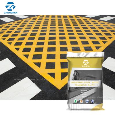 China Fluorescent Resin Liquid Thermoplastic Traffic Marking Paint For Industrial Areas for sale