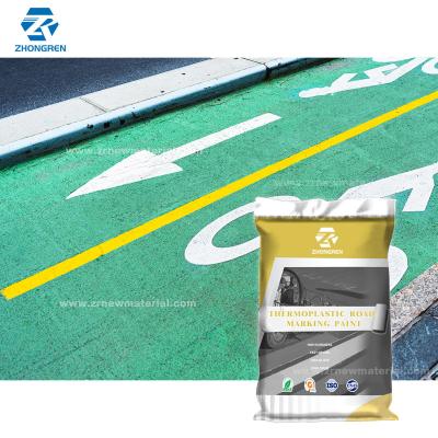 China Alkali Resistance Thermoplastic Road Paint Highway Standards Road Marking Paint High Reflectivity for sale