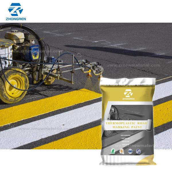 Quality Crack Resistant reflective road line marking paint No Wrinkles Waterproofing for sale