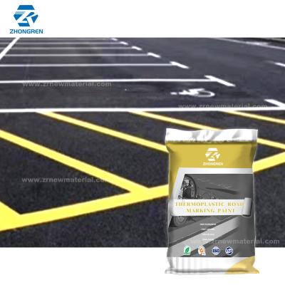 China Pintura antiderrapante termoplástica para estradas Marcação de tráfego Resistência à temperatura Pintura termoplástica refletora à venda
