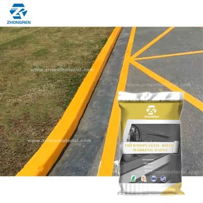 China Quick Dry Thermoplastic Striping Paint White Yellow Blue Reflective Highway Paint for sale