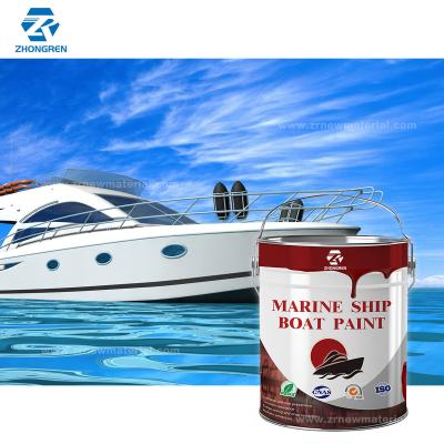 China Anti Rust Marine Boat Paint Abrasion Resistant Single Pack Chlorinated Rubber Paint for sale