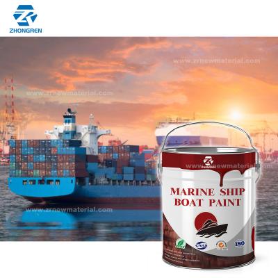 China Anti Rust Marine Boat Paint Abrasion Resistant Single Pack Chlorinated Rubber Paint for sale