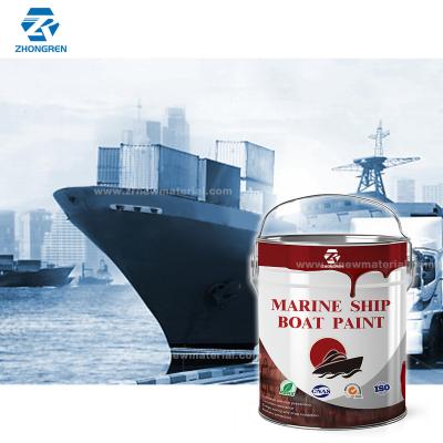 China Anti Rust Marine Boat Paint Abrasion Resistant Single Pack Chlorinated Rubber Paint for sale