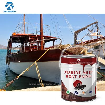 China Anti Rust Marine Boat Paint Abrasion Resistant Single Pack Chlorinated Rubber Paint for sale