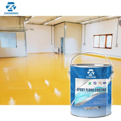 China Eviromental Friendly Flat Floor Paint Fade Resistant Garage Flooring Paint for sale