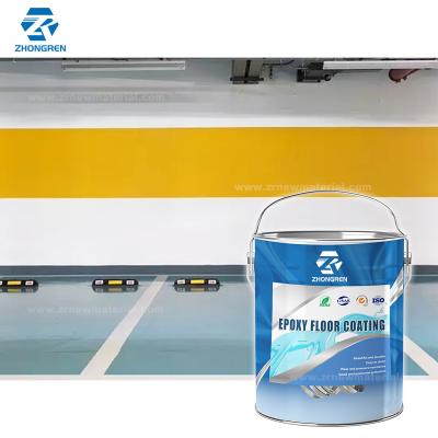 China Eviromental Friendly Flat Floor Paint Fade Resistant Garage Flooring Paint for sale