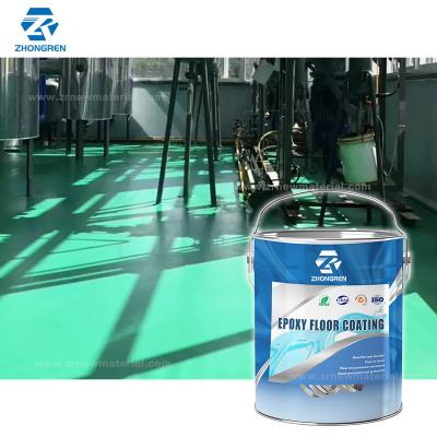China Eviromental Friendly Flat Floor Paint Fade Resistant Garage Flooring Paint for sale