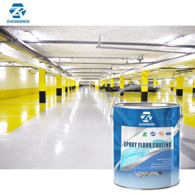 China Customized 2 Part Epoxy Resin Floor Paint Epoxy Floor Coating With Anti Slid for sale