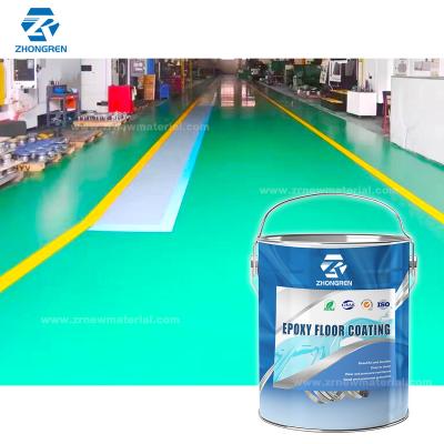 China Powder Coating Water Based Epoxy Resin Floor Paint For Indoor Building Floors for sale