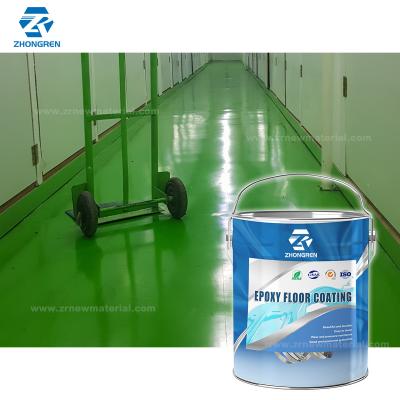 China Customize White Epoxy Floor Paint UV Protection Solvent Based One Component for sale