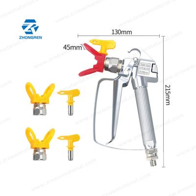 China Adjustable Airless Paint Sprayer Gun High Pressure with Atomizing Nozzle for sale