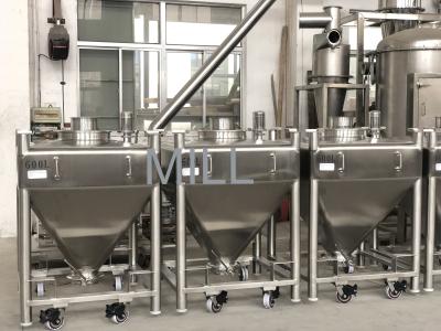 China GMP Standard Vacuum Conveyor For Powder Stainless Steel Tote IBC Tank for sale