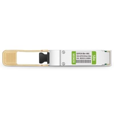 China Infinera QSFP-100G-SR4-MM850 Compatible 100GBASE-SR4 QSFP28 850nm 100m DOM MTP/MPO-12 MMF Optical Transceiver Module for sale