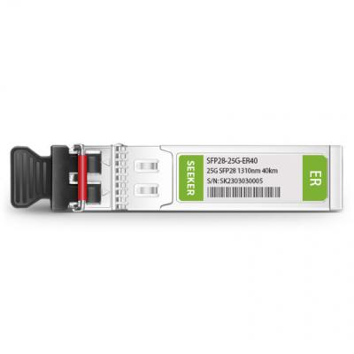 China Cisco SFP28-25G-ER40 Compatible 25GBASE-ER SFP28 1310nm 40km Industrial DOM Duplex LC SMF Optical Transceiver Module for sale