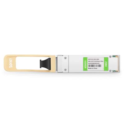 China Cisco QSFP-DD-2SR4 200G Compatible 200GBASE-2SR4 QSFP-DD 850nm 100m DOM MTP/MPO-24 MMF Optical Transceiver Module for sale