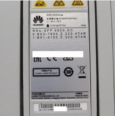 China HW RRU5502W 02312FMR WD5MW5502WGB RRU SFP 9800 1800/2100MHZ 4T4R en venta