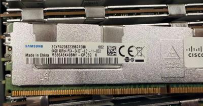 China SAMSUNG 64GB PC4-2400T-L LOAD REDUCED ECC 4DRX4 MEMORY LRDIMM M386A8K40BM1-CRC5Q for sale