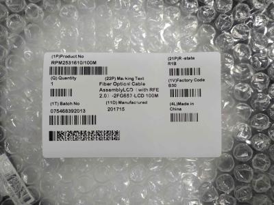 Chine Affichage à cristaux liquides d'Assemblée de câble à fibres optiques de fibre de RPM2531610/100M R1B (avec RFE 2,0) - 2FG657-LCD 50M ERICSSON à vendre