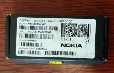 China Nokia (Alcatel-Lucent) 3HE10550AA  100G QSFP28 Transceiver 1310nm 10 km Duplex LC for sale
