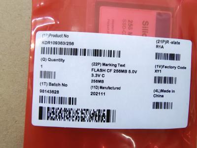 China KDR109363/256 MICROCIRCUIT/FLASH CF 256MB 5.0V 3.3 ; 1709 ERICSSON à venda