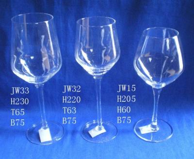 China Wine Goblet Wine Glasses 350ml 470ml 750ml Capacity Hand Made  Lead- Free Cryatal Glass with Customer Logos for sale