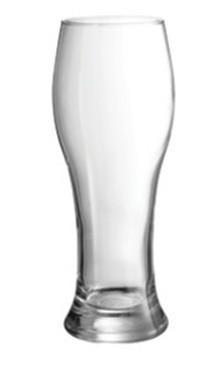 China Glass Tumbler 16 oz  Beer Glass with 23.5cm height and customer logo for sale