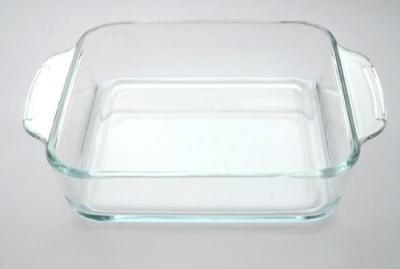 China Pyrex Glass Roaster,  Deep Rectangular Roaster, borosilicate glass roaster with 3L  capacity for sale
